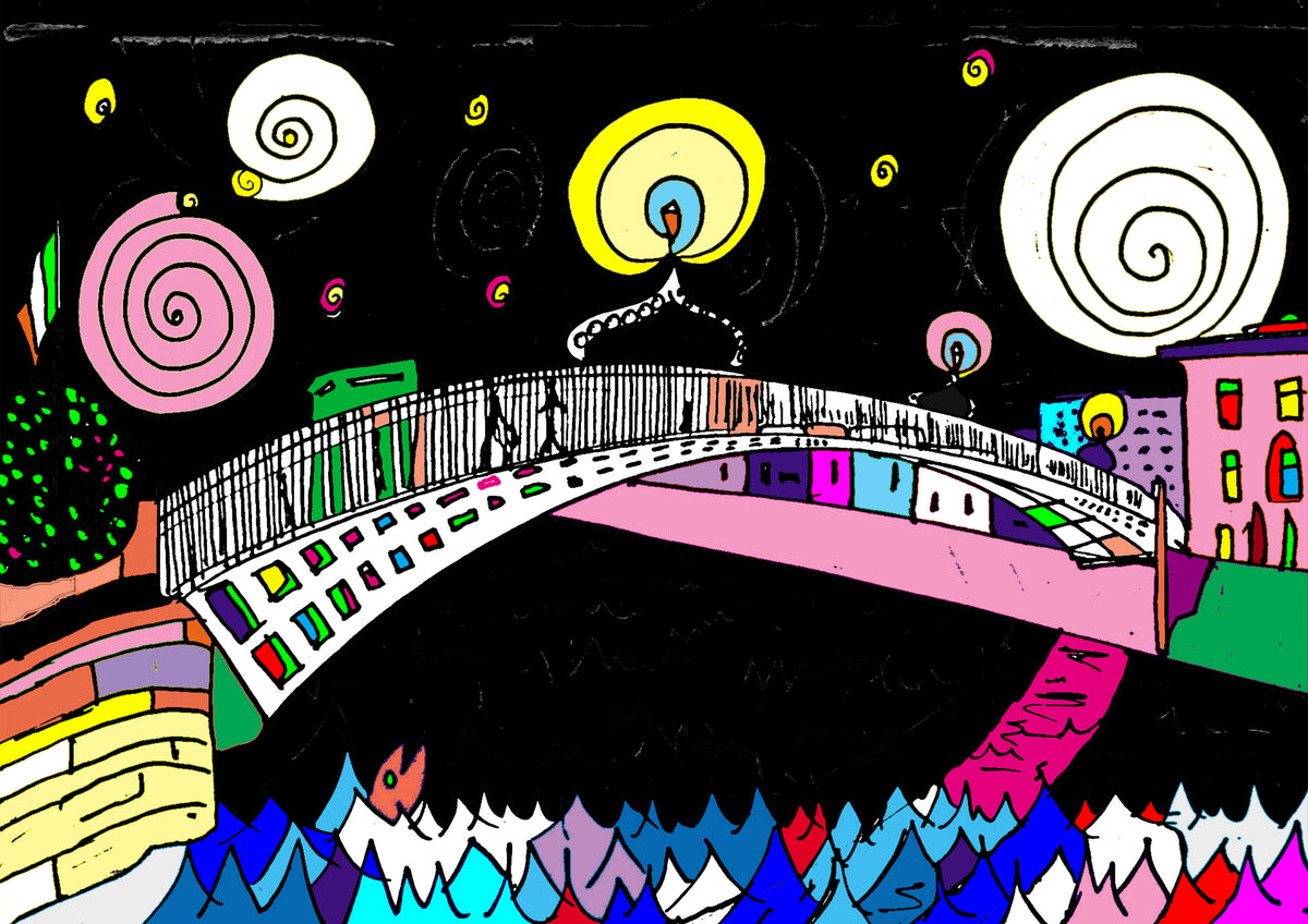 Ha’Penny Night, by John Frazer Prints – JohnFrazerPrints